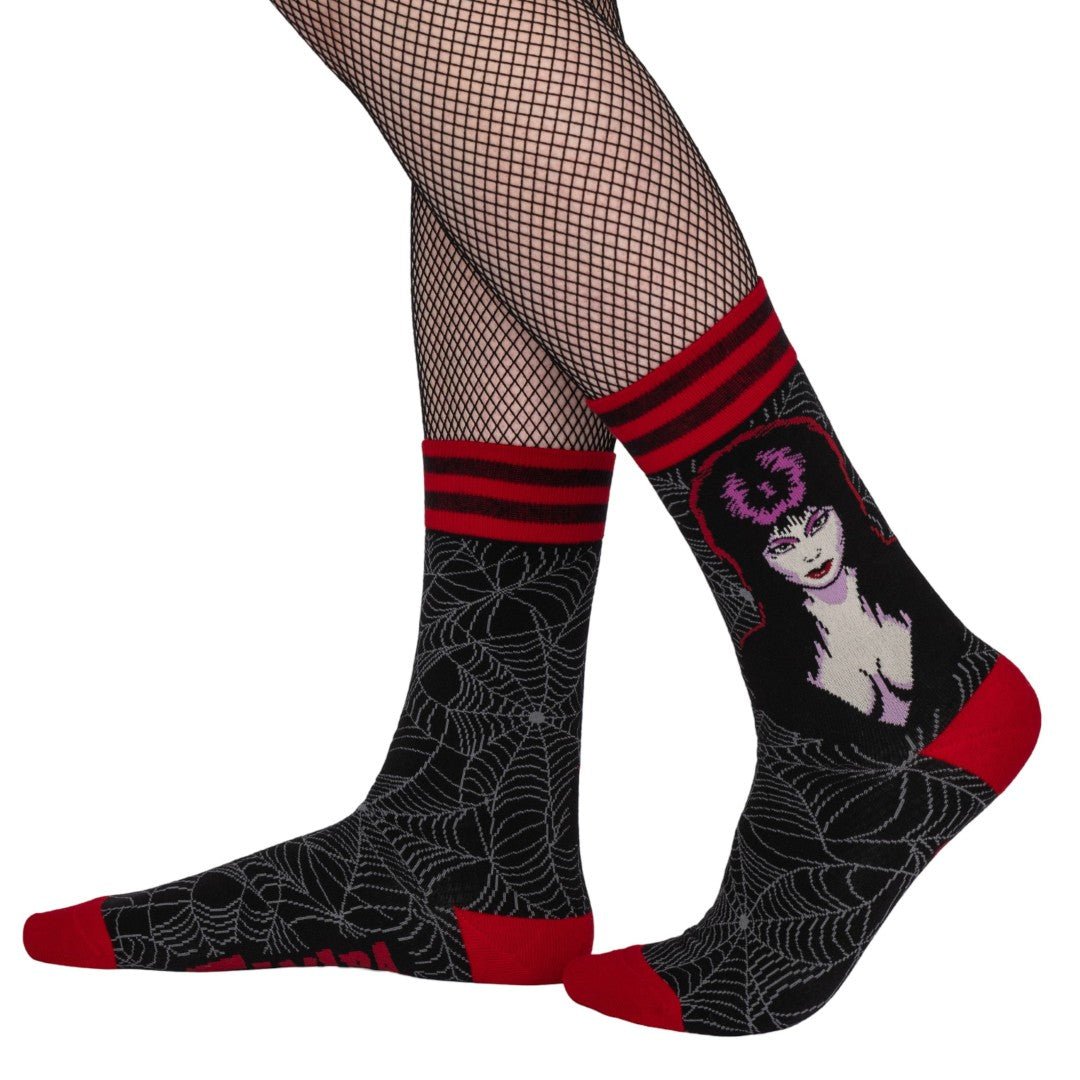Elvira Mistress Of The Dark Crew Socks The Pagan Grimoire
