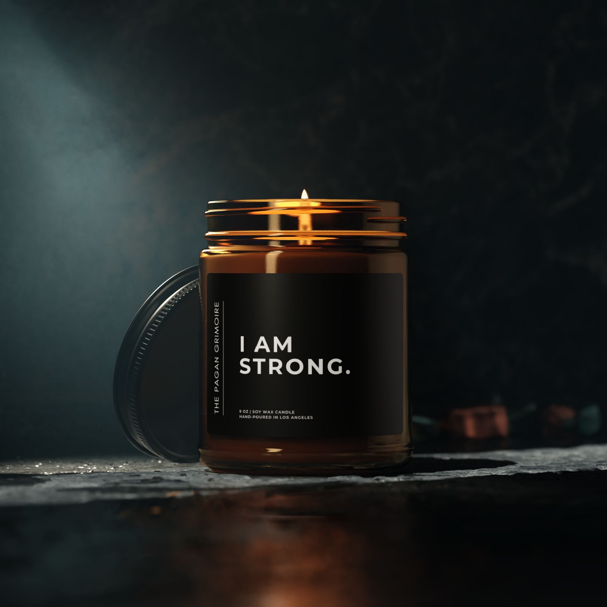 I Am Strong Affirmation Candle – The Pagan Grimoire
