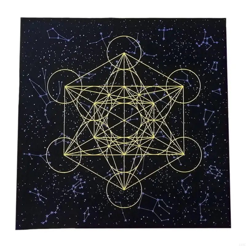 Sacred Geometry Tarot Cloth - Celestial Altar Cloth – The Pagan Grimoire